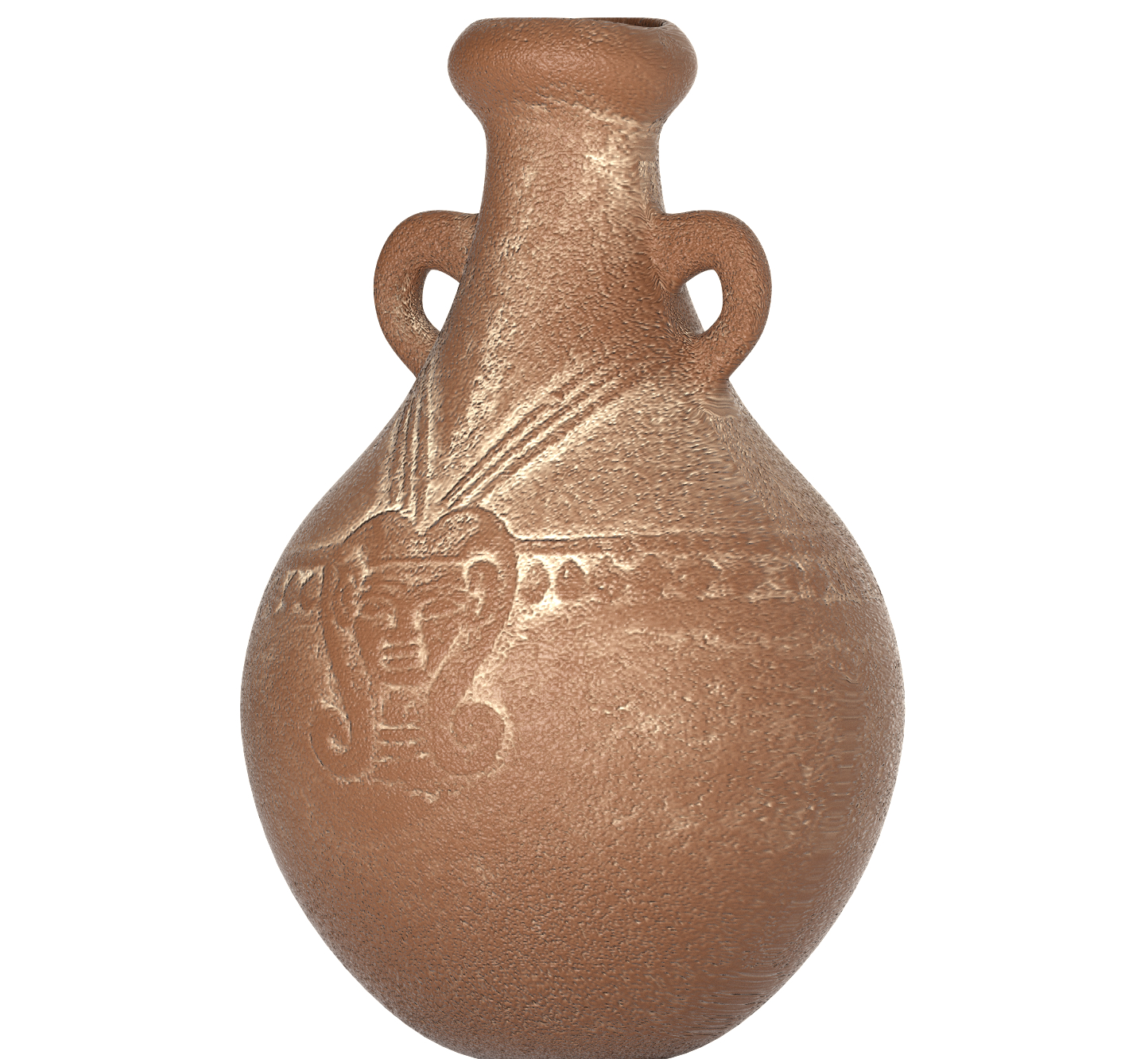 3D ancient egyptian ceramic pot - TurboSquid 1176936