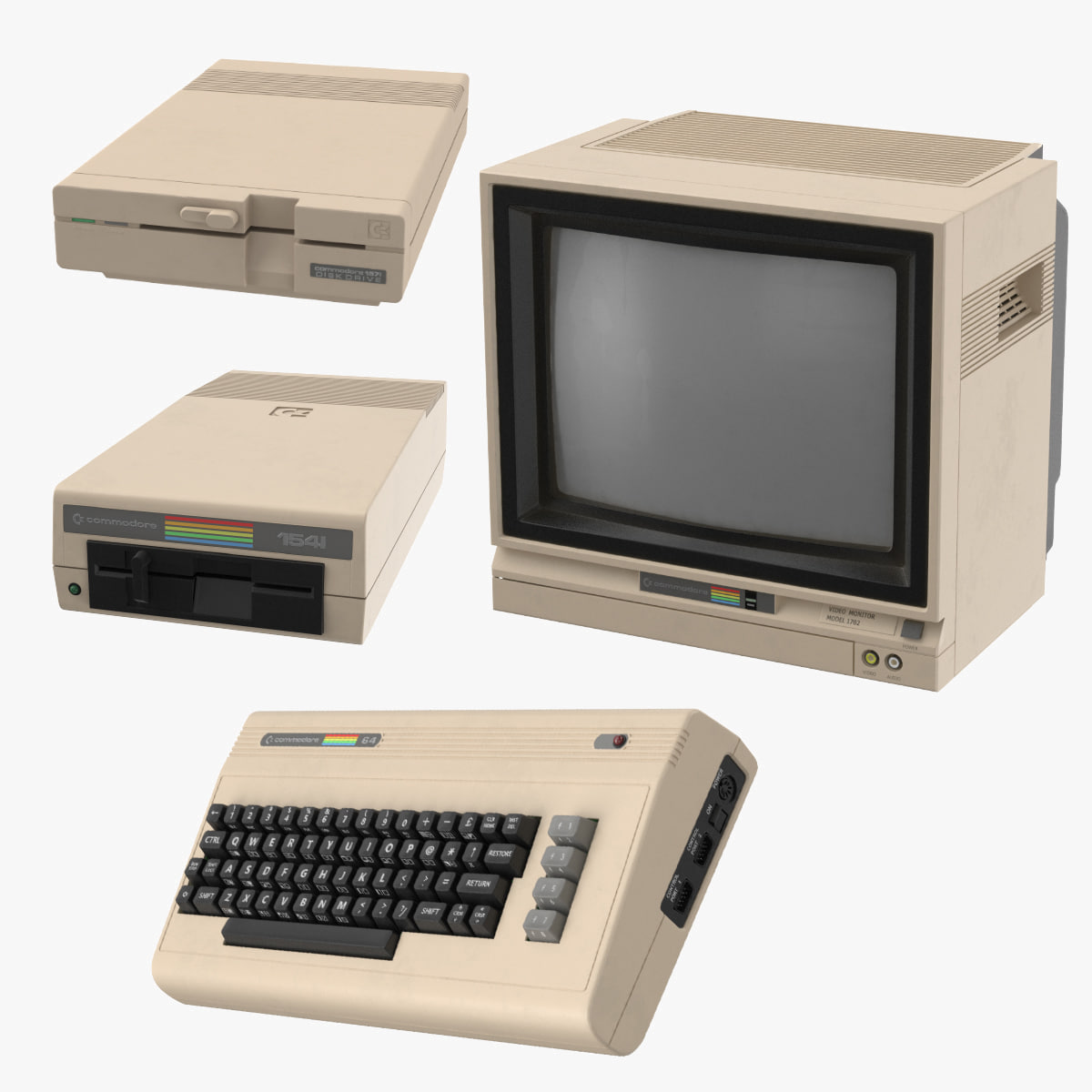 3D commodore 64 model - TurboSquid 1177083