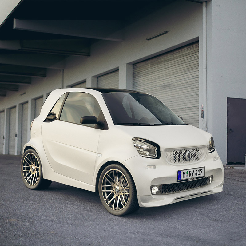 Smart forfour brabus 3D - TurboSquid 1177097
