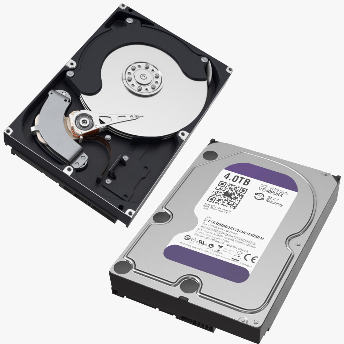 Computer hard drives open 3D - TurboSquid 1177101