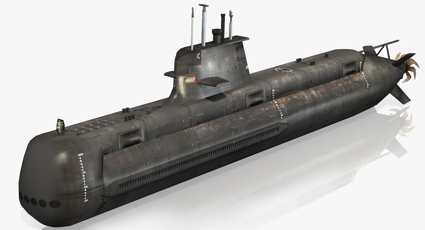 Hmas collins ssg 3D model - TurboSquid 1177150