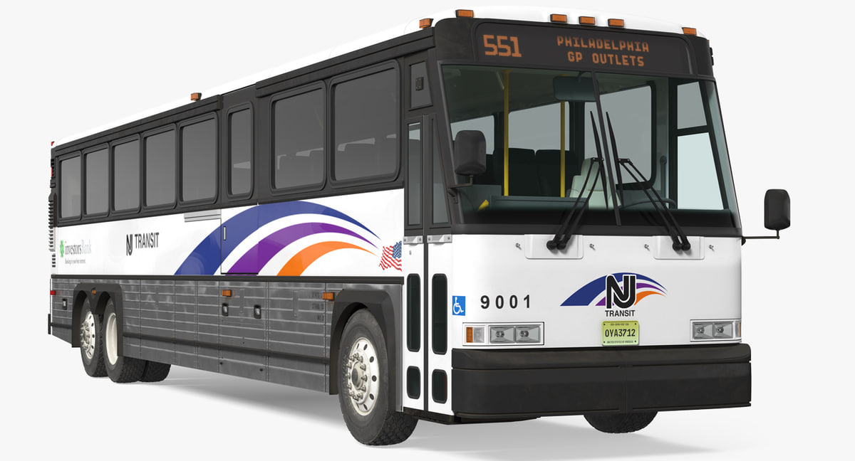 Intercity bus mci d4500 3D model - TurboSquid 1177375