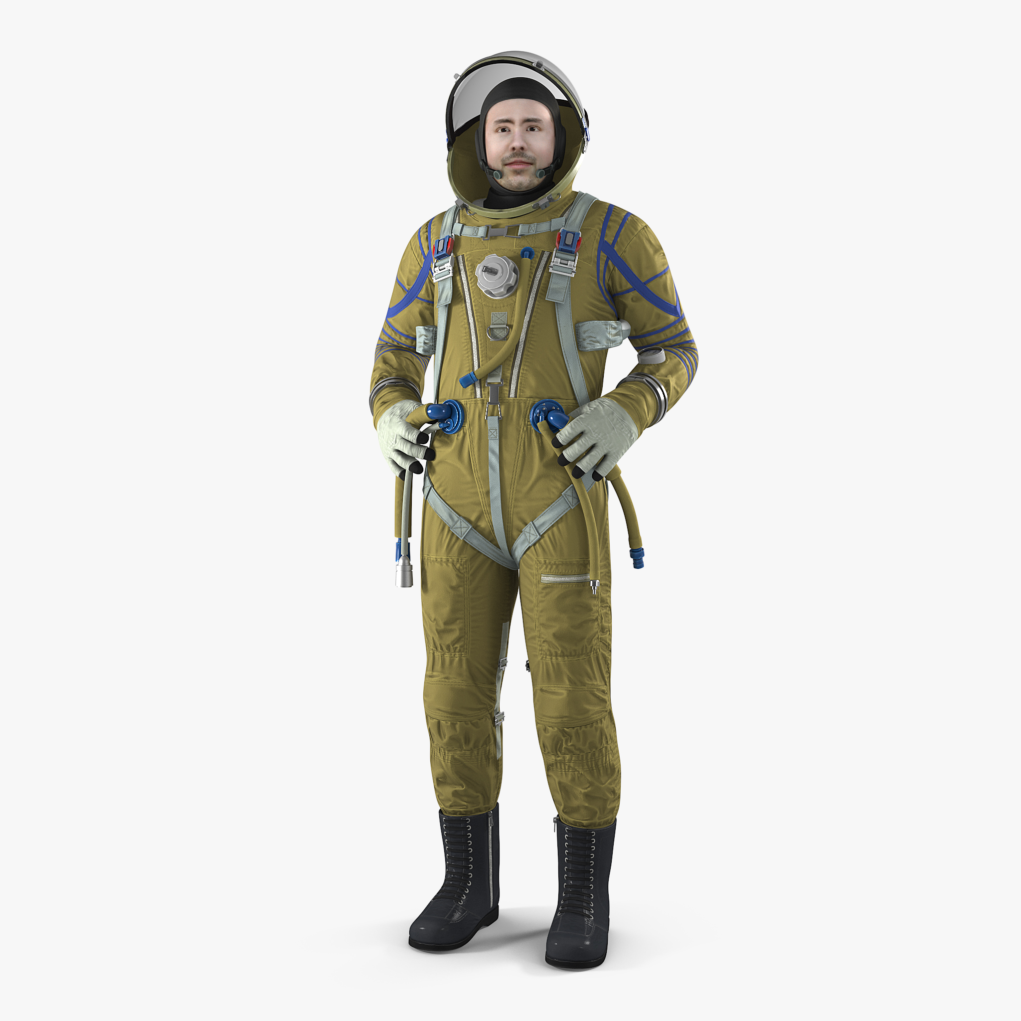 Astronaut wearing space suit 3D model - TurboSquid 1177418