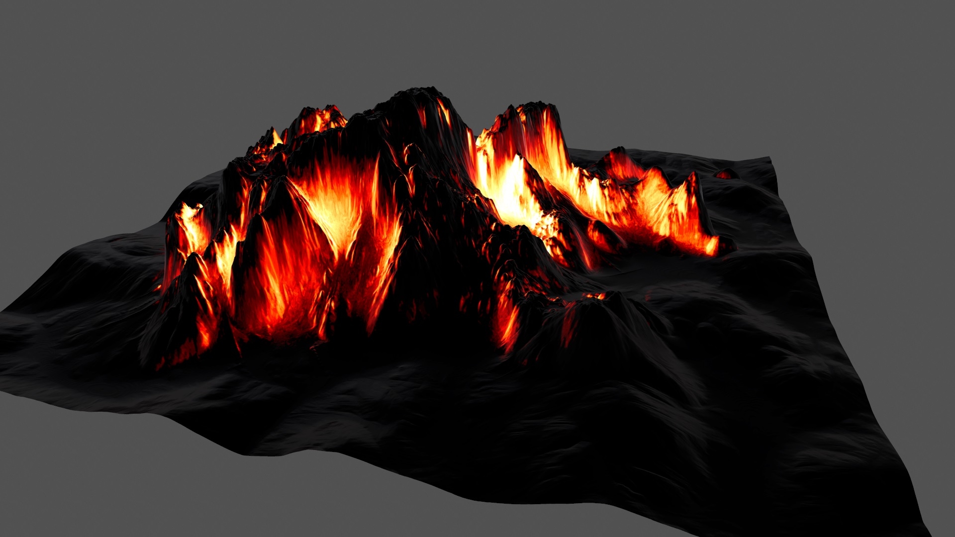 3D model volcano - TurboSquid 1177458