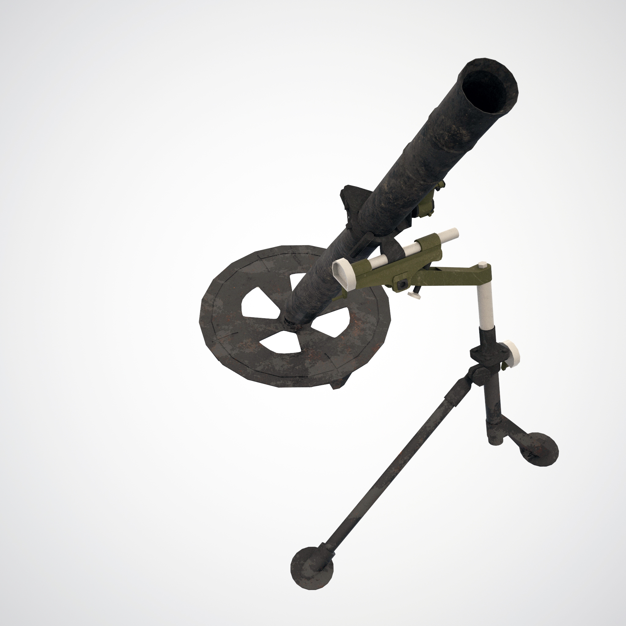 modelo 3d Mortero L16 81mm - TurboSquid 1177503