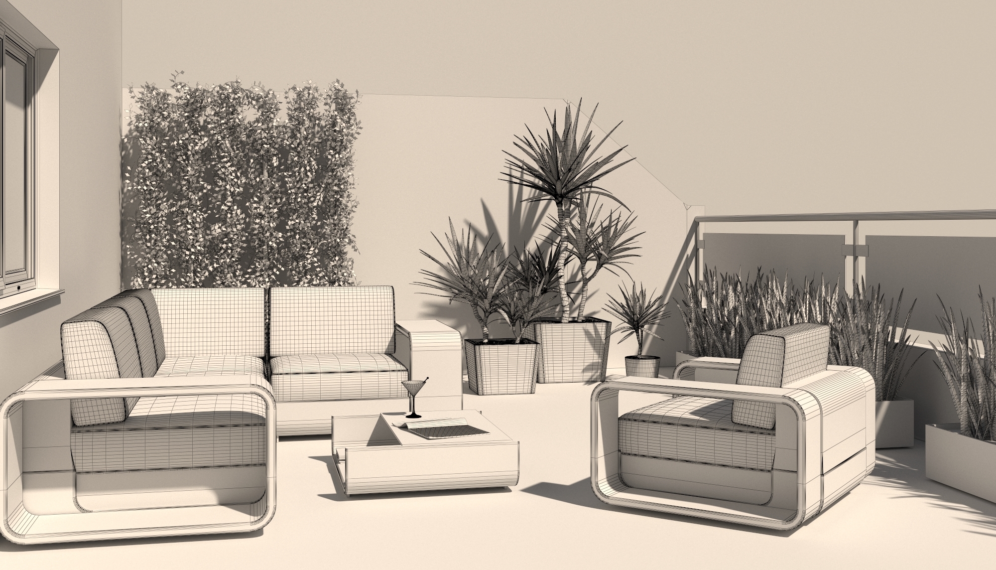 Terrace 3D model - TurboSquid 1177591