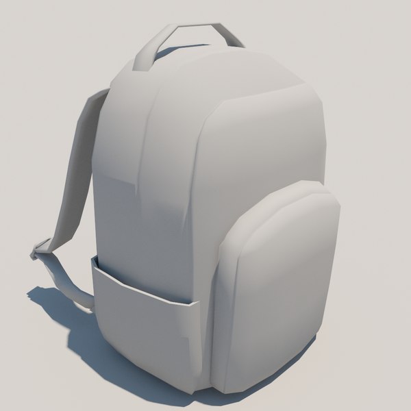 soldier backpack 3d obj