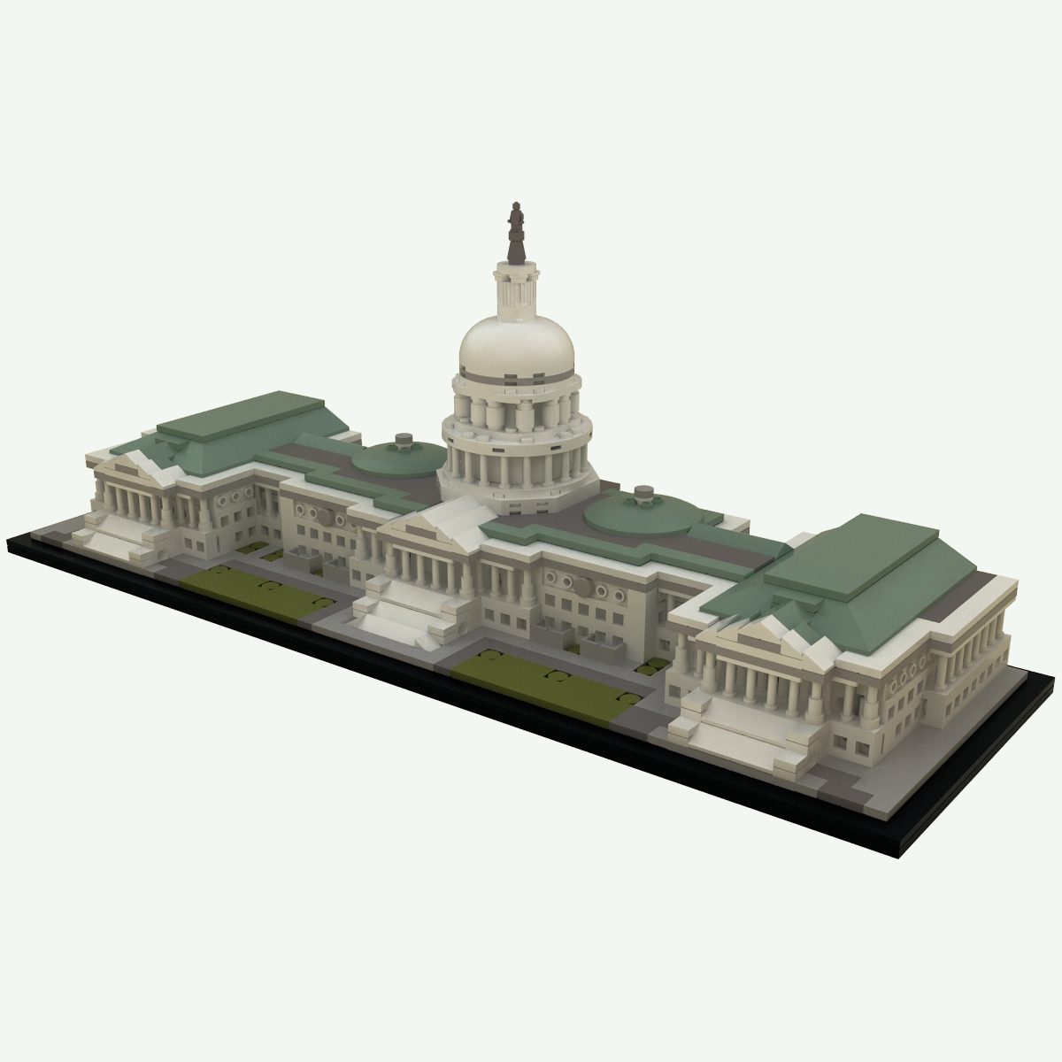 Lego united states capitol building model - TurboSquid 1177839