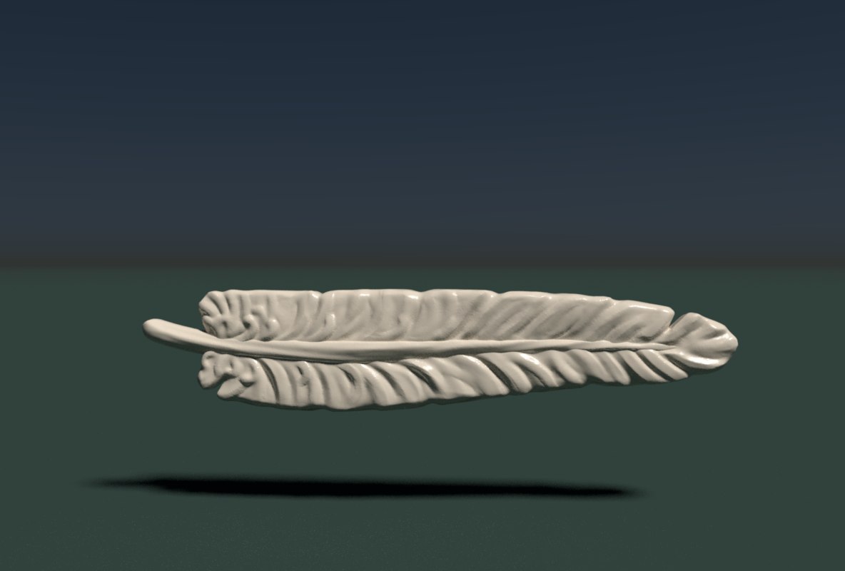 3D feather model - TurboSquid 1177904