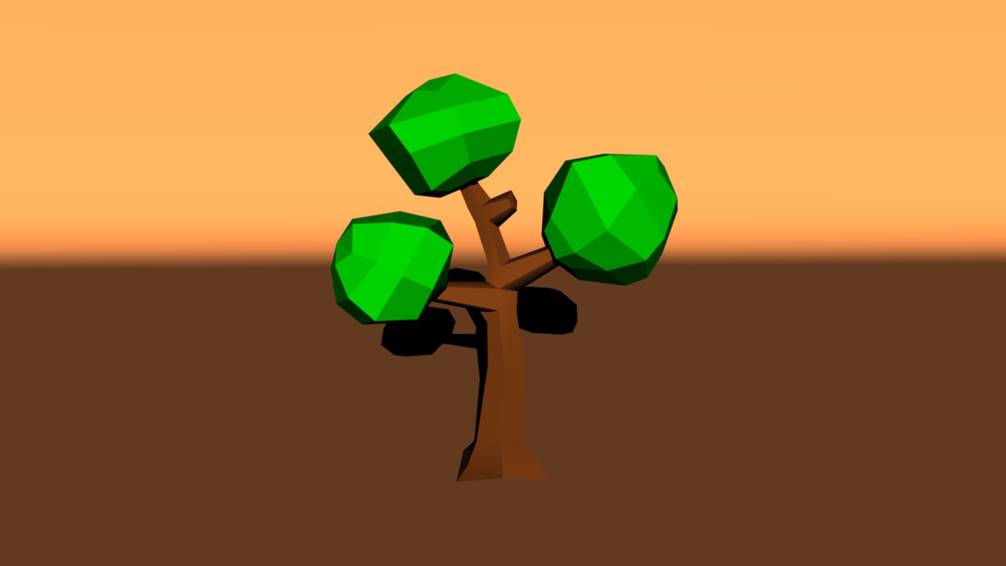 Games tree 3D model - TurboSquid 1177939