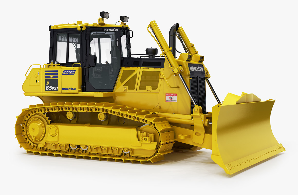 3D komatsu d65pxi-18 crawler dozer model - TurboSquid 1178008