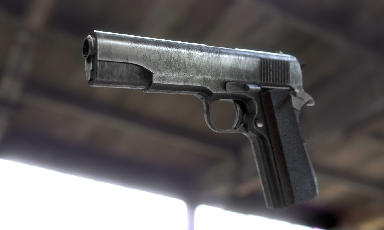 3D 1911 colt m1911 - TurboSquid 1178195
