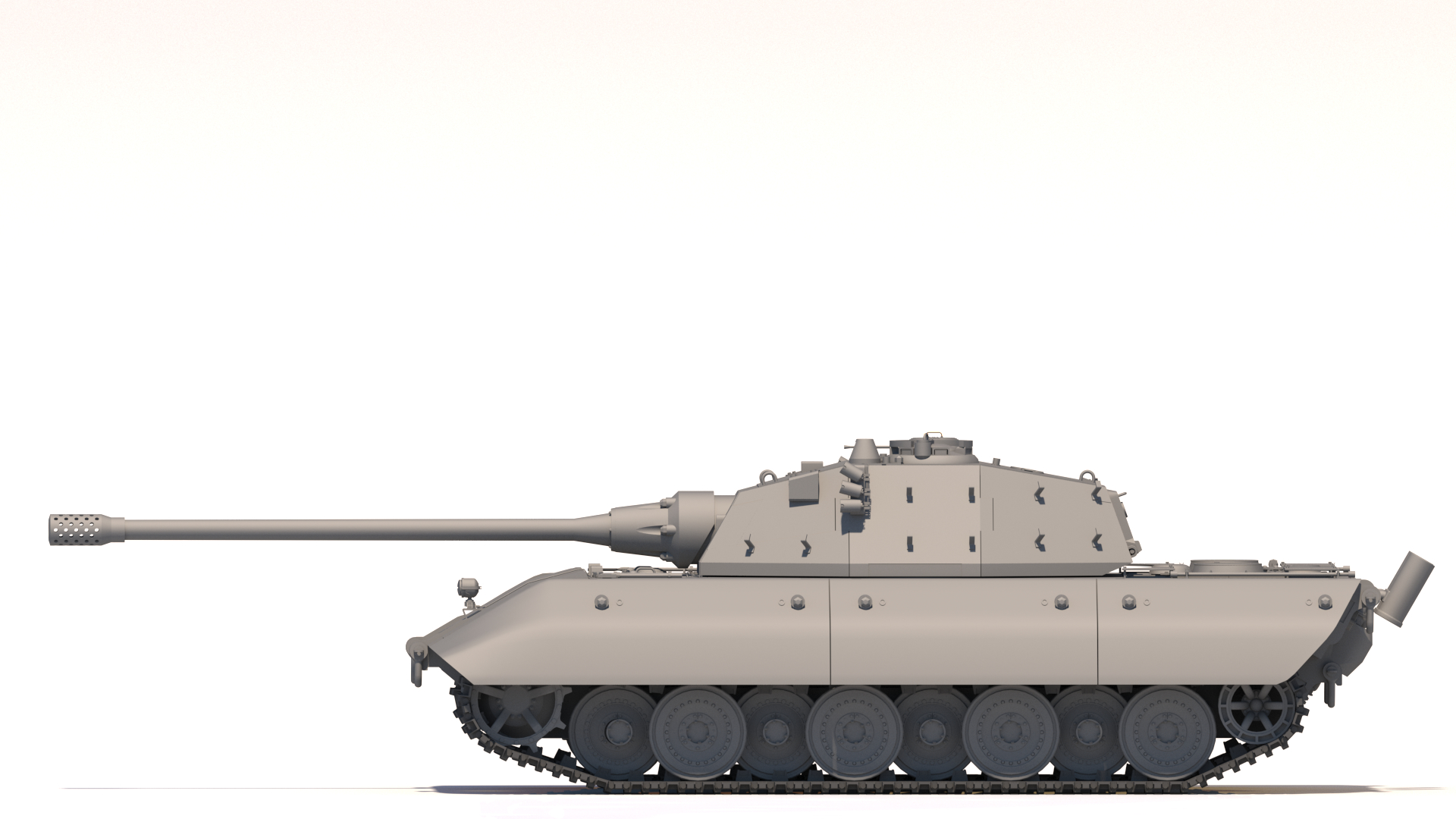 E-100 tank 3D model - TurboSquid 1178203