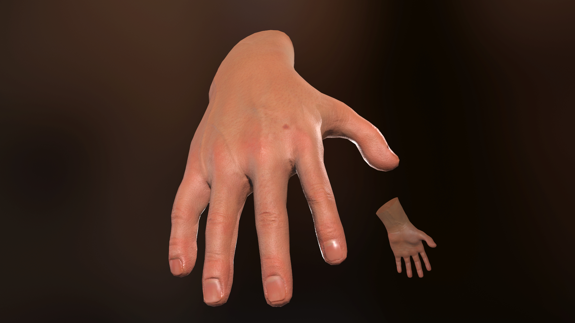Free male hand rigged 3D model - TurboSquid 1178206