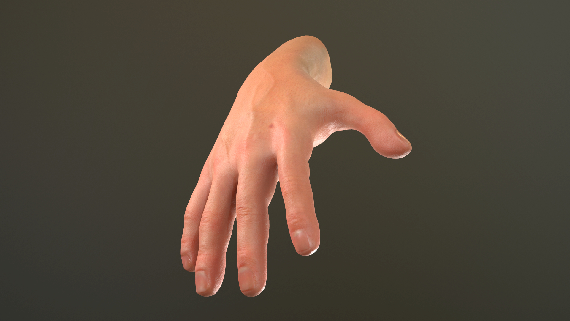 Free male hand rigged 3D model - TurboSquid 1178206