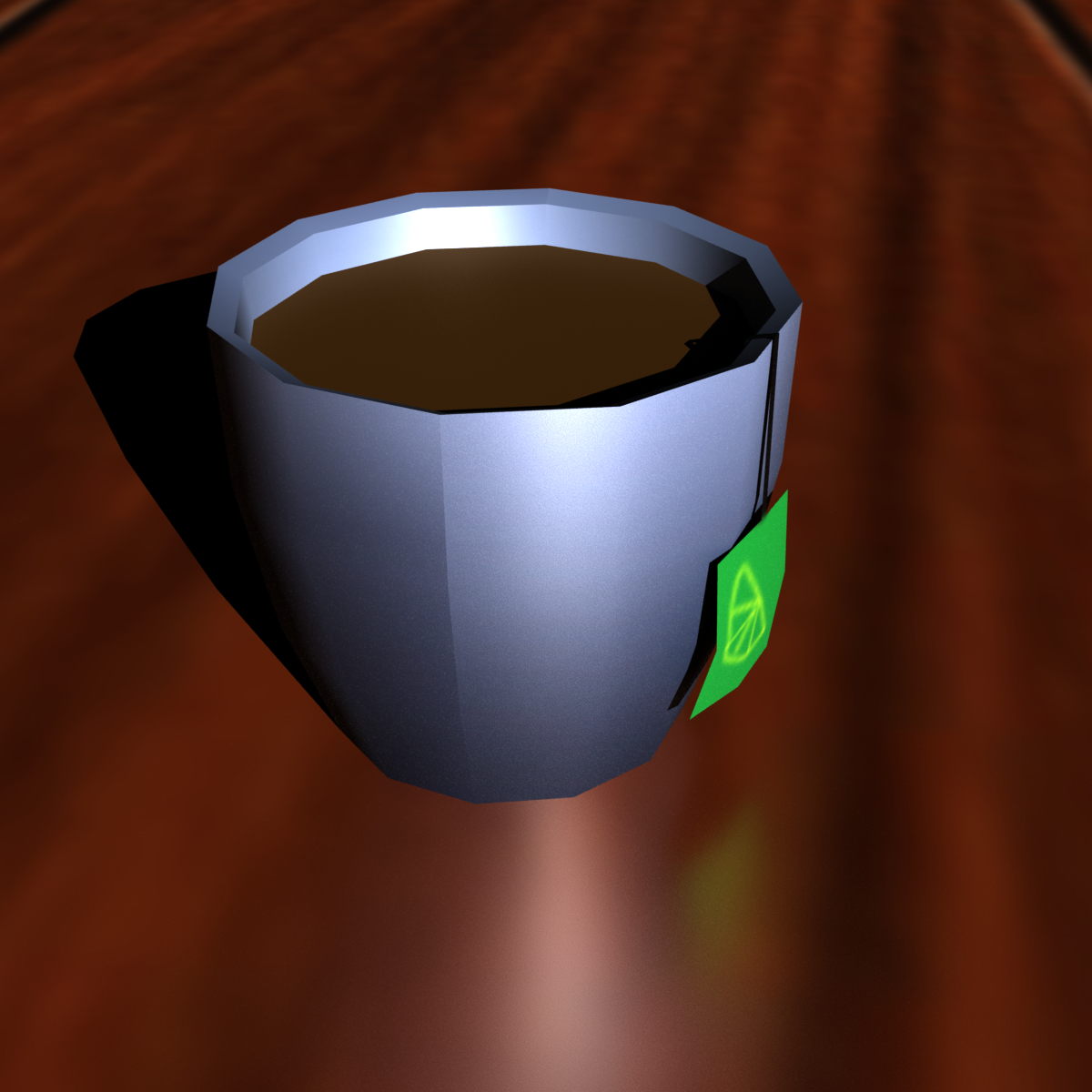 Low-poly cup tea 3D model - TurboSquid 1178349
