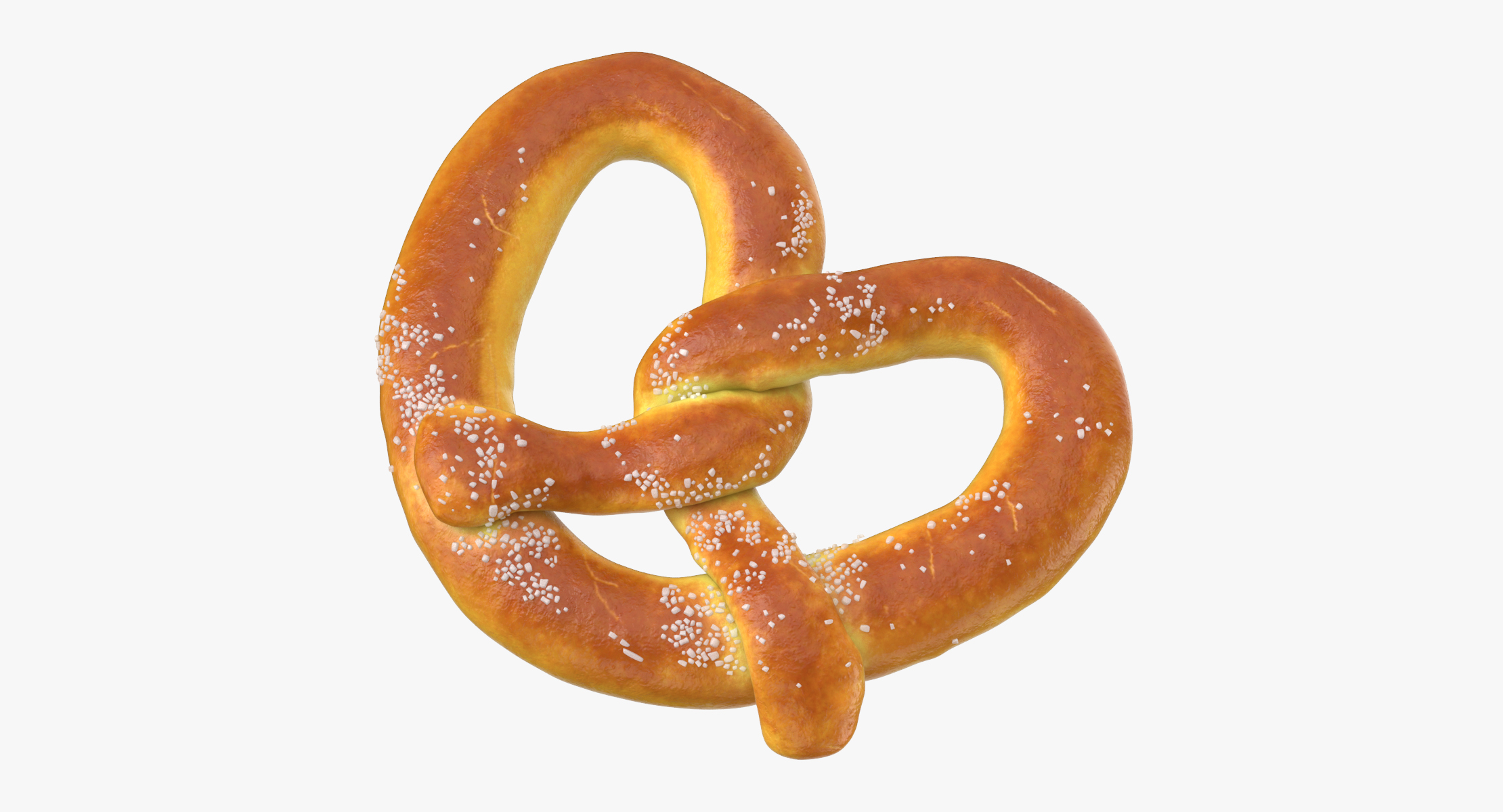 3D pretzel large 01 model - TurboSquid 1178377