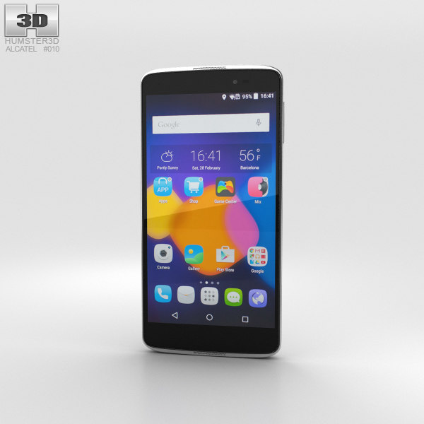 modelo 3d Alcatel One Touch Idol 3 5.5 pulgadas de plata - TurboSquid ...