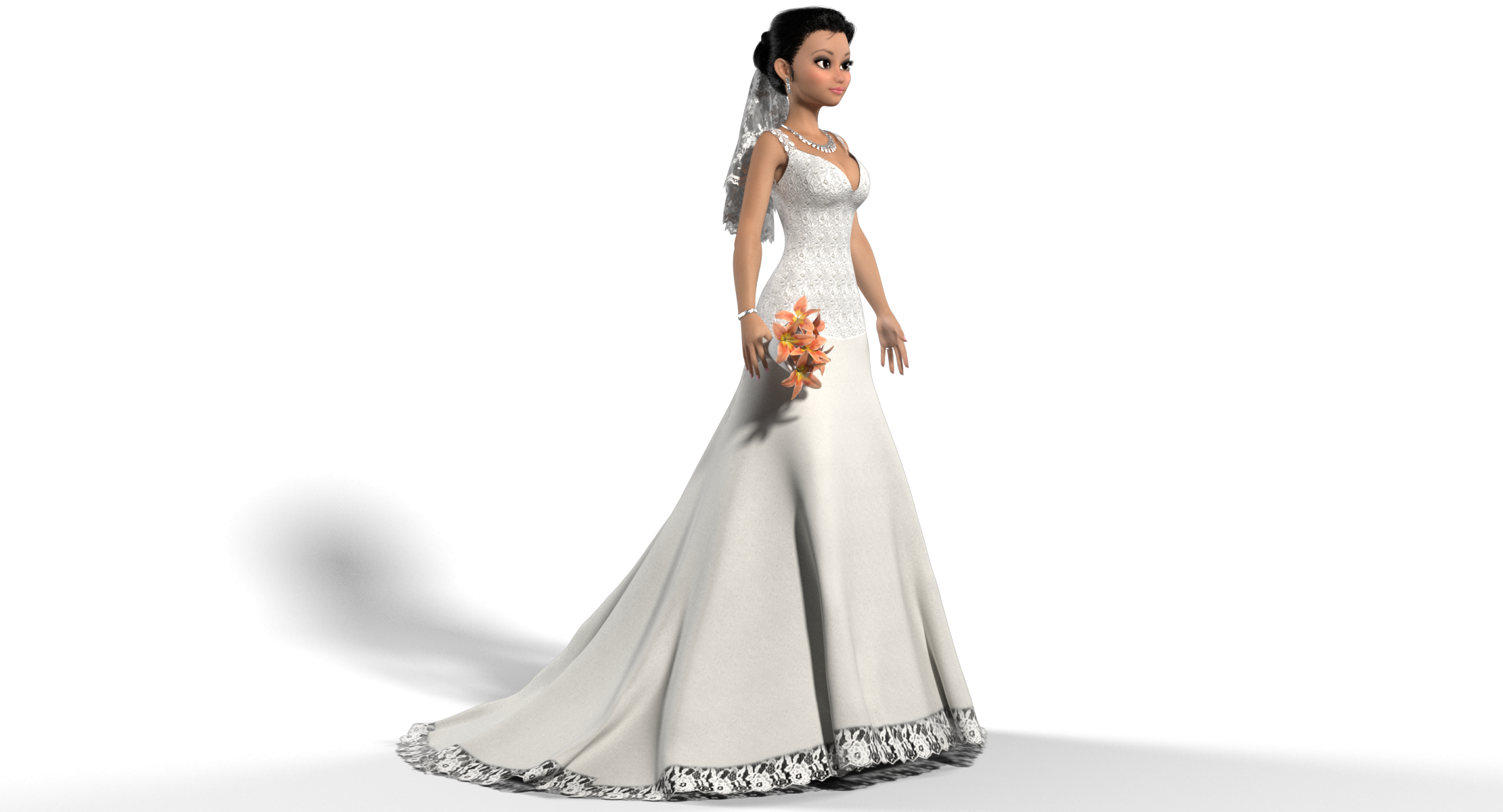 3D realistic bride - TurboSquid 1178756