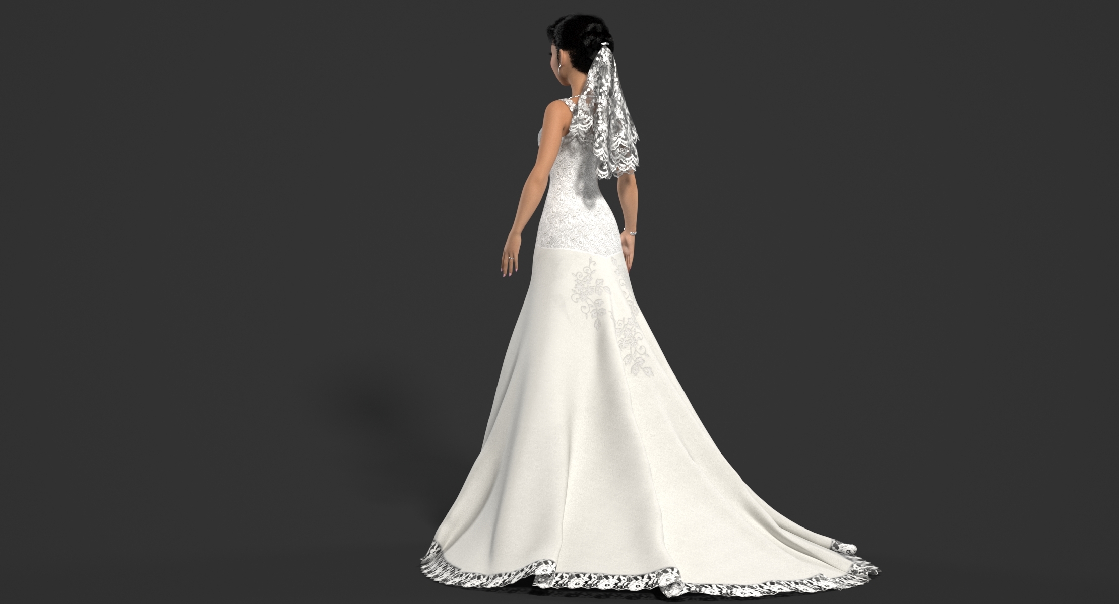 3D realistic bride - TurboSquid 1178756