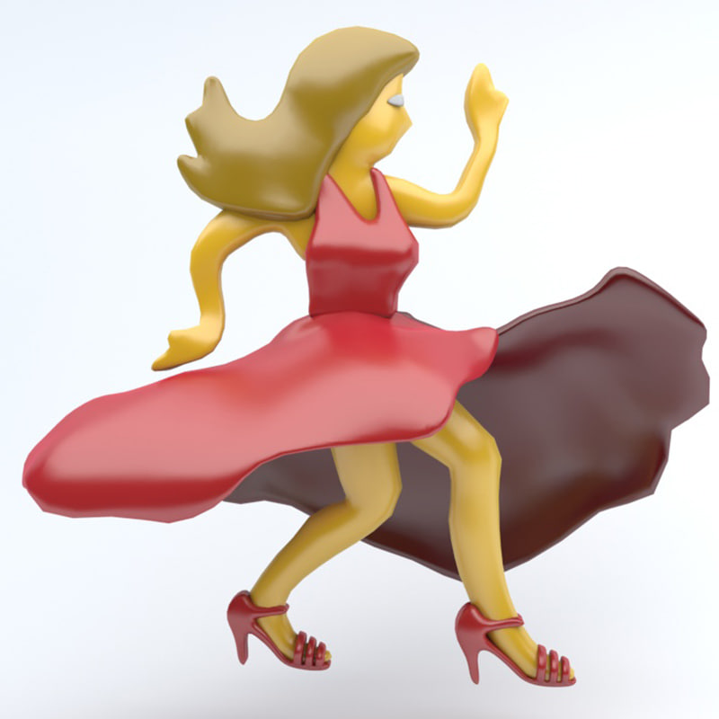 3D emoji icon dancing model - TurboSquid 1179300