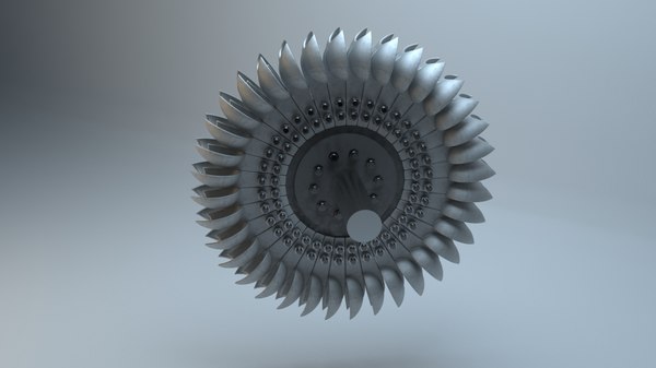 Pelton wheel turbine 3D model - TurboSquid 1179338