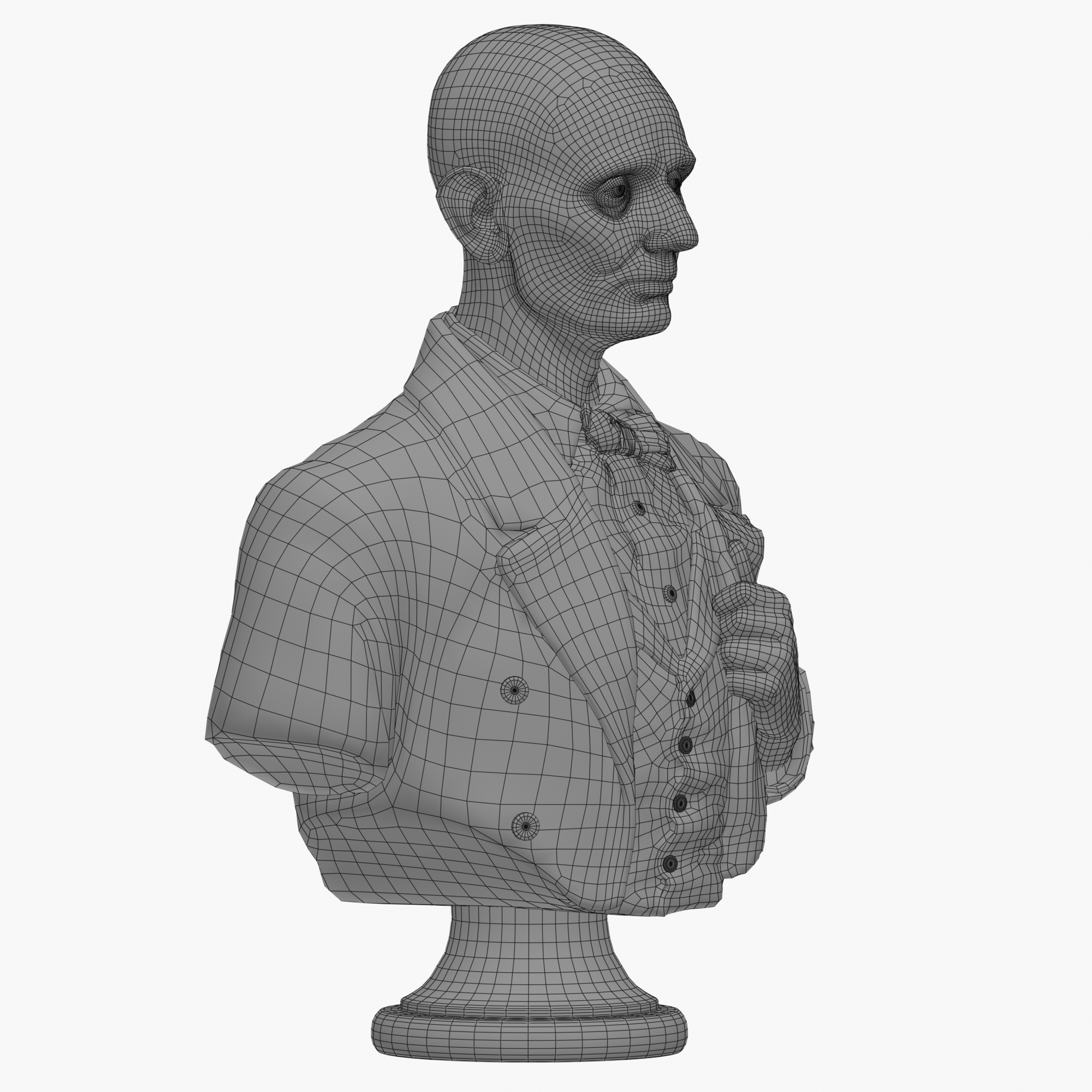 3D model abraham bust - TurboSquid 1179381