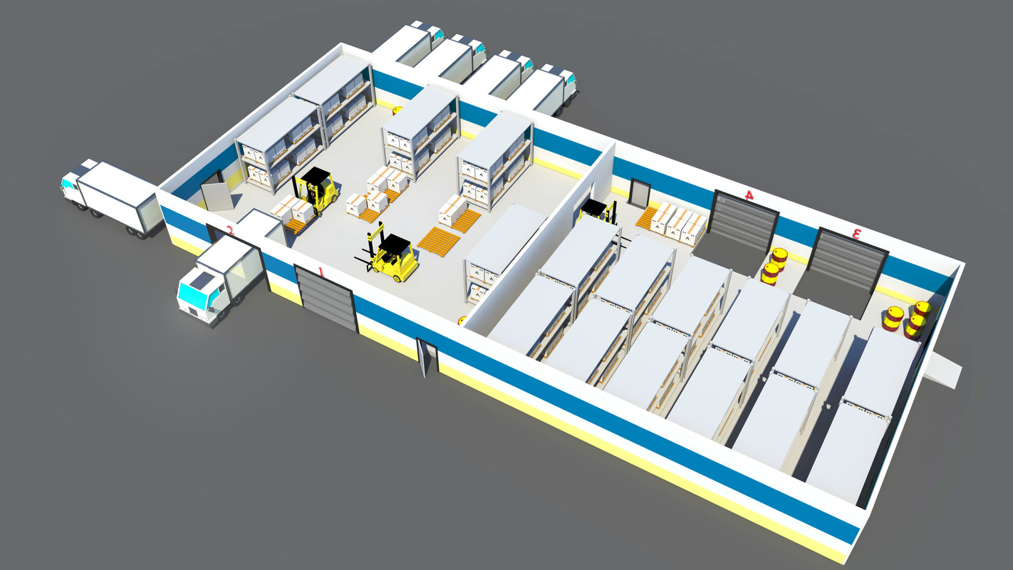 3D model warehouse truck - TurboSquid 1179520