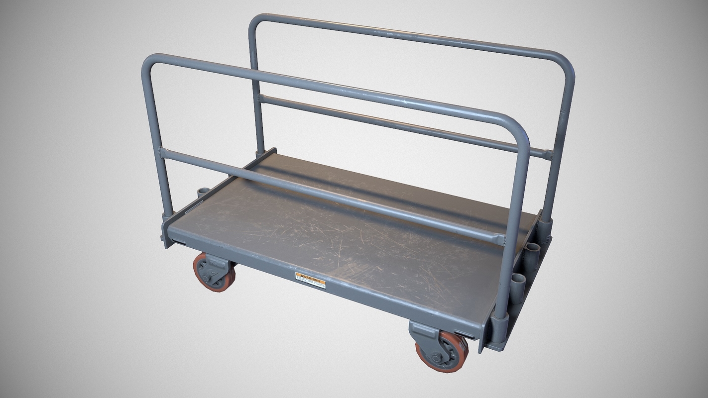 Warehouse push cart - 3D model - TurboSquid 1179795