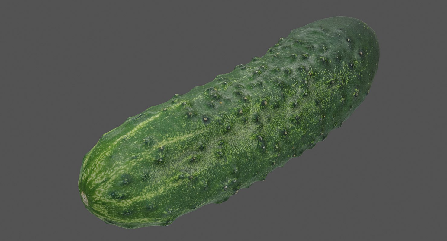 Realistic cucumber 3D model - TurboSquid 1179842