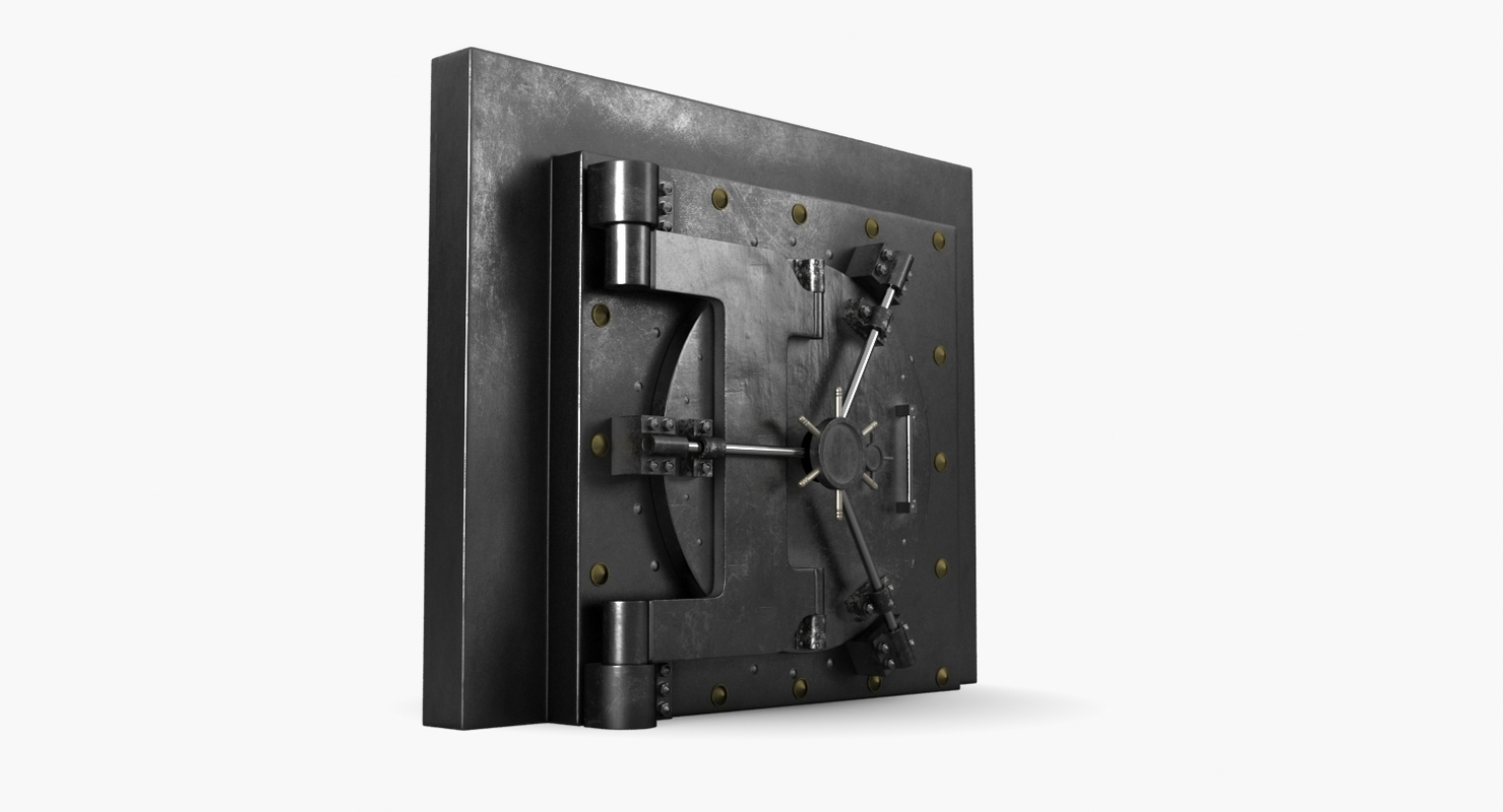 Safe door 3D model - TurboSquid 1179878