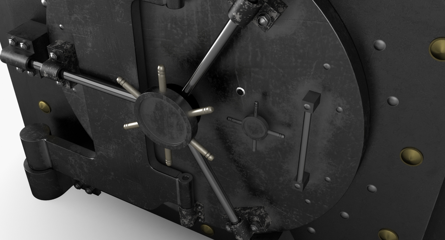 Safe door 3D model - TurboSquid 1179878