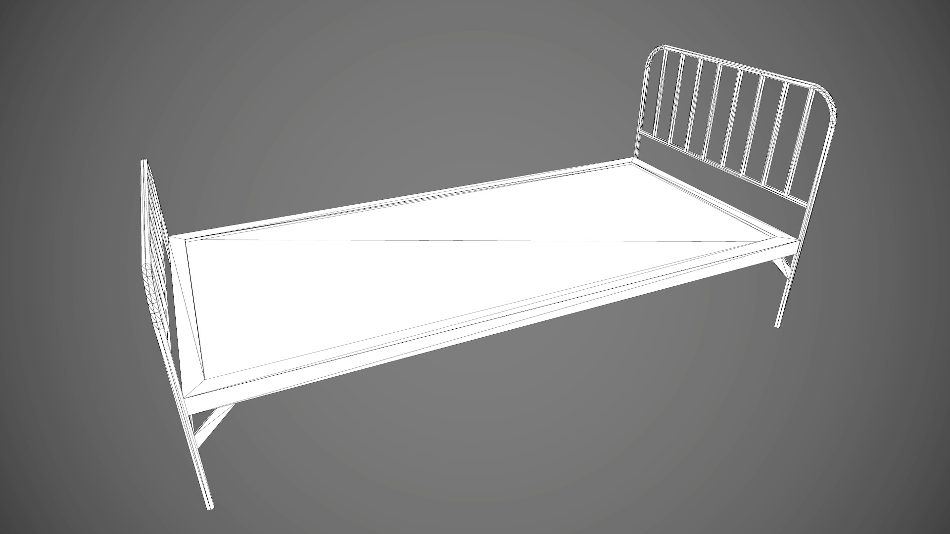 Prison bed 3D model - TurboSquid 1179919