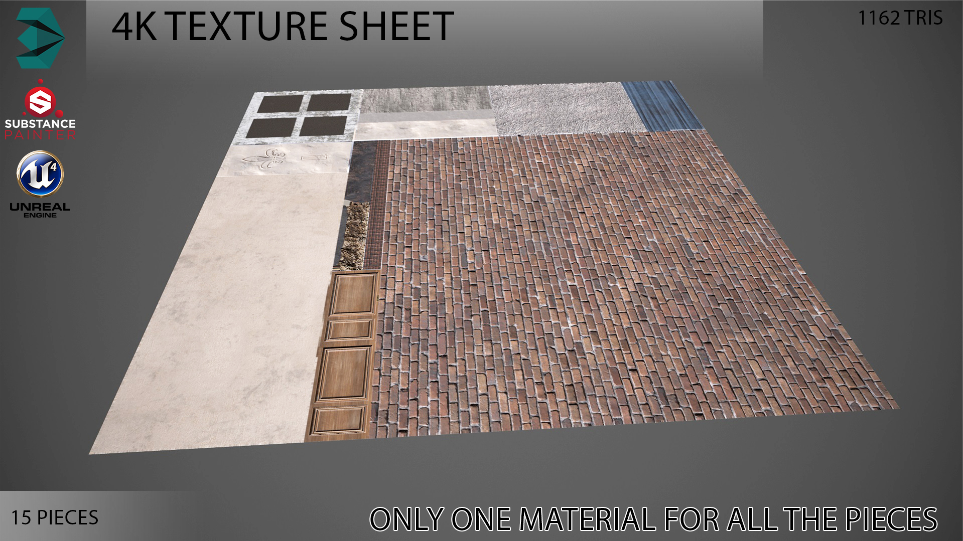 3D modular brick building pieces - TurboSquid 1179962