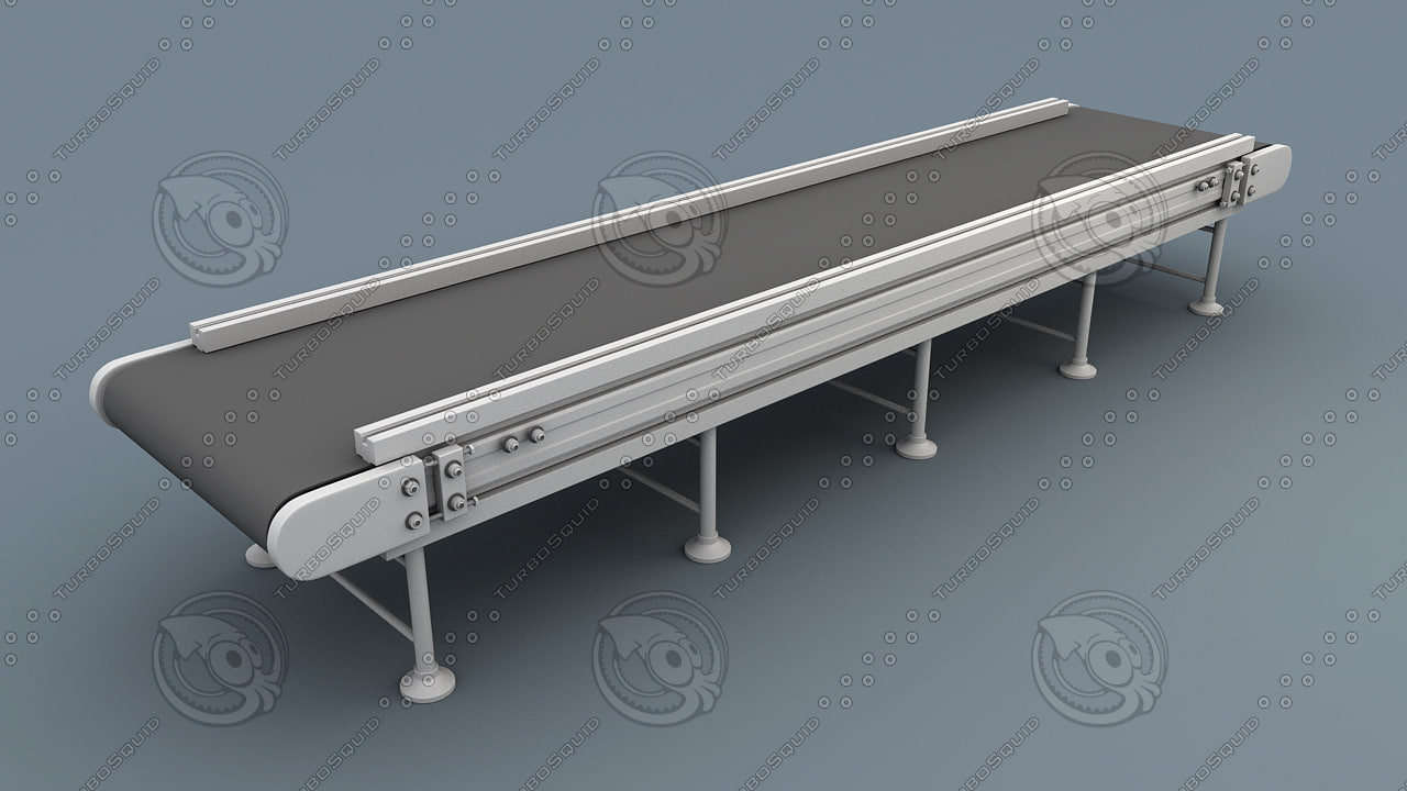 Conveyor belt 3D - TurboSquid 1180025