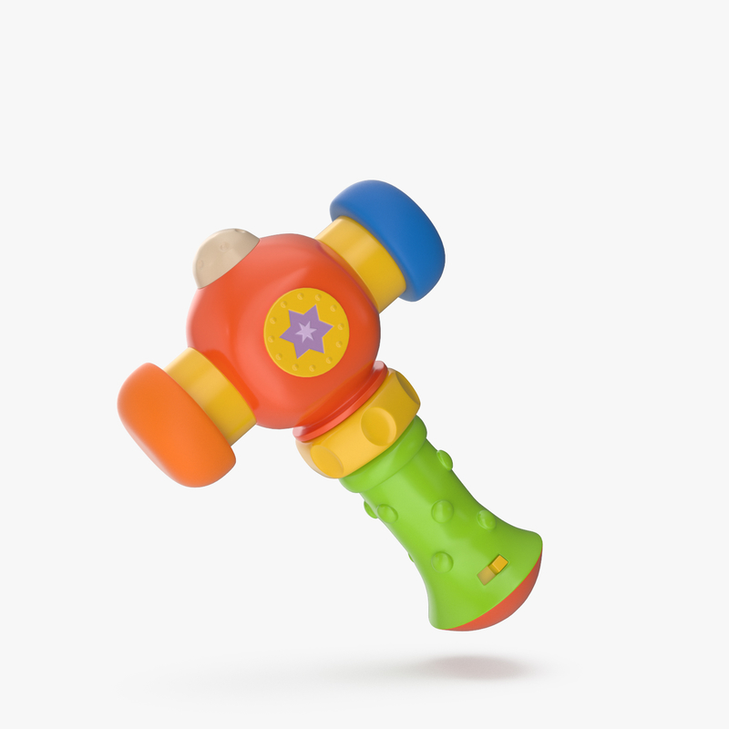 Toy hammer 3D model - TurboSquid 1180088