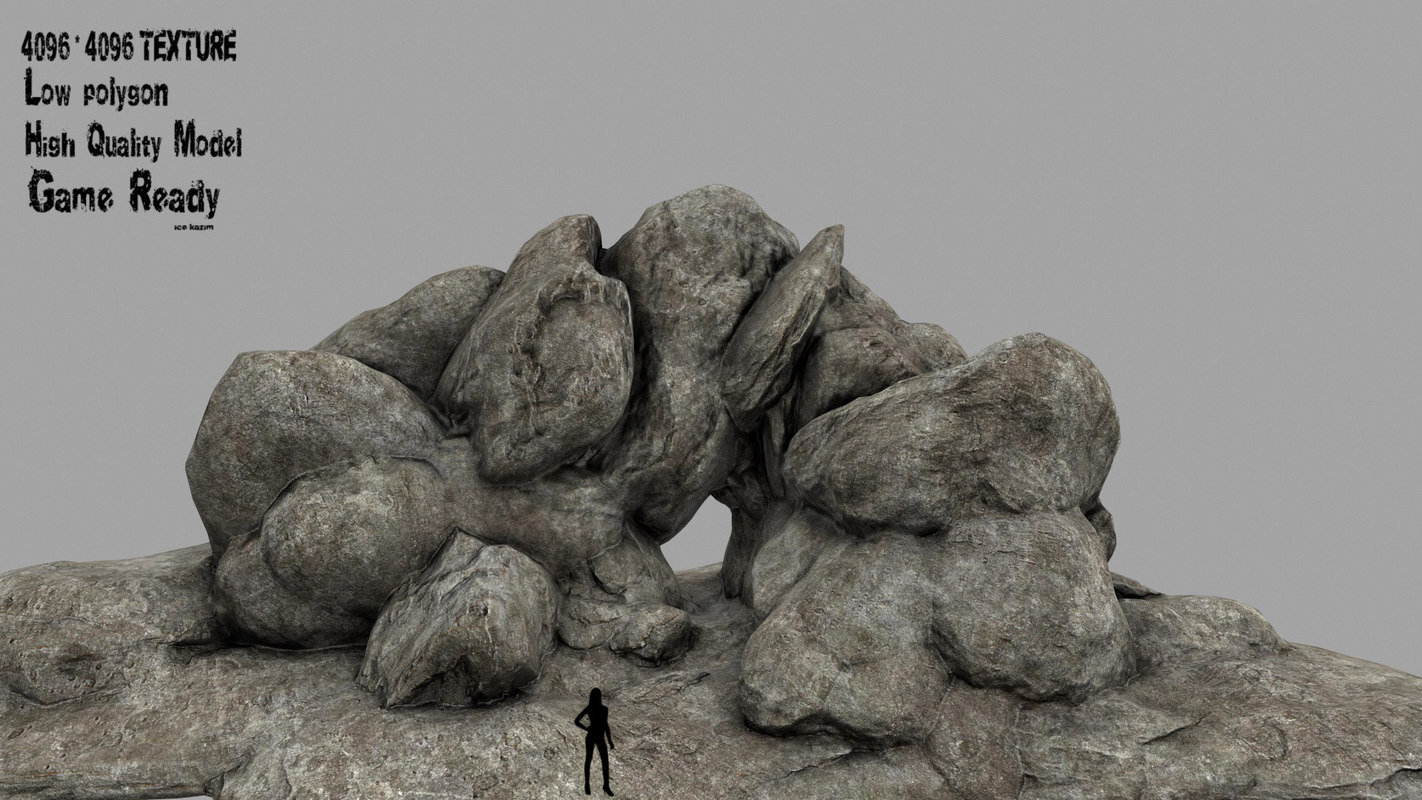3D rock cave model - TurboSquid 1180092