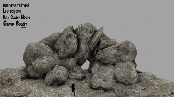3D rock cave model - TurboSquid 1180092