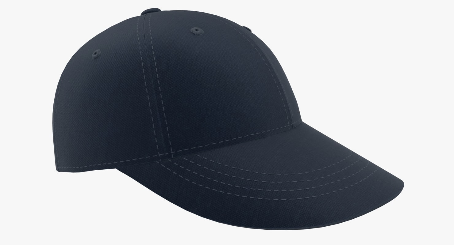 Baseball hat dark blue 3D - TurboSquid 1180097