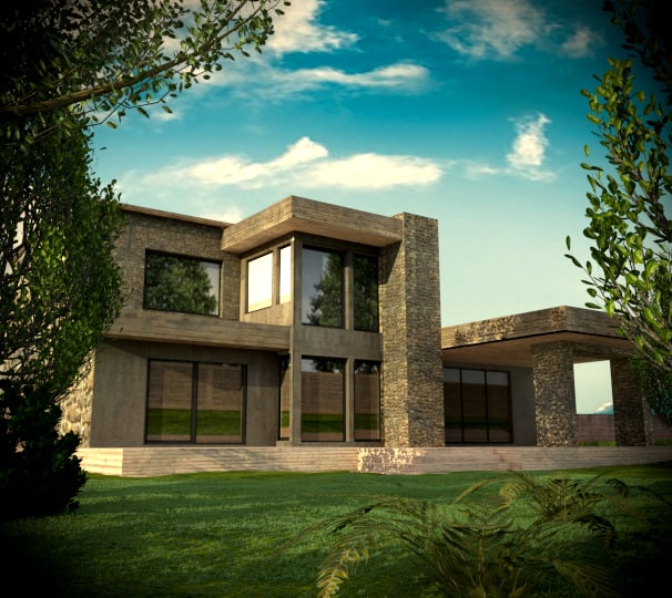 3D model modern house - TurboSquid 1180152