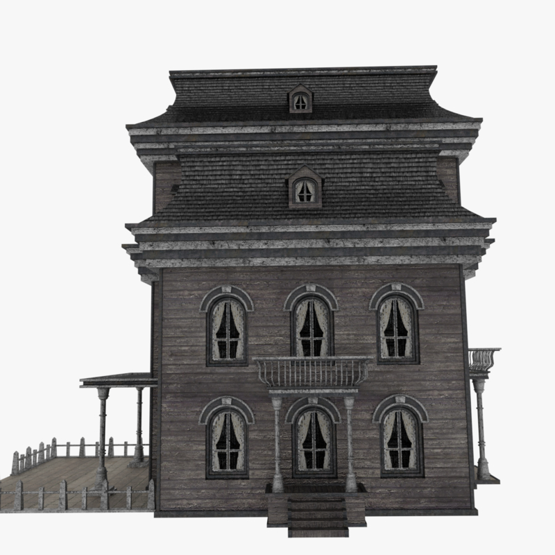 Haunted house 3D - TurboSquid 1180189