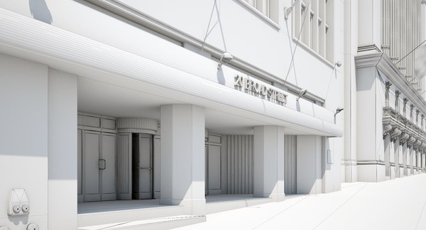 New york stock exchange 3D - TurboSquid 1180340