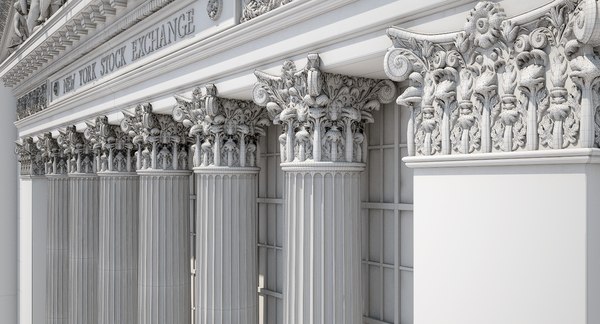 New york stock exchange 3D - TurboSquid 1180340