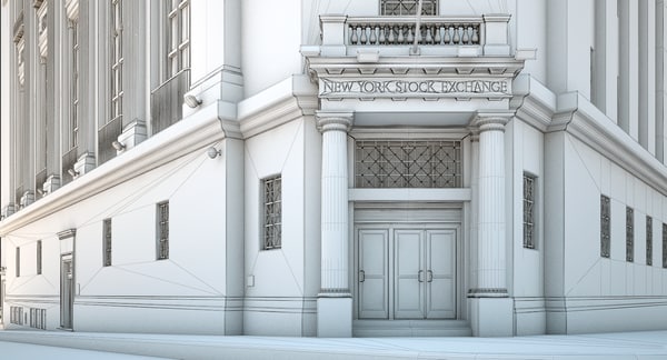 New york stock exchange 3D - TurboSquid 1180340
