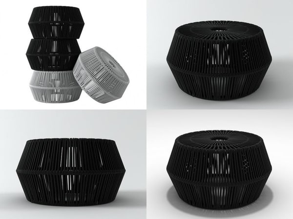 Furnishings Puff SketchUp Models for Download | TurboSquid