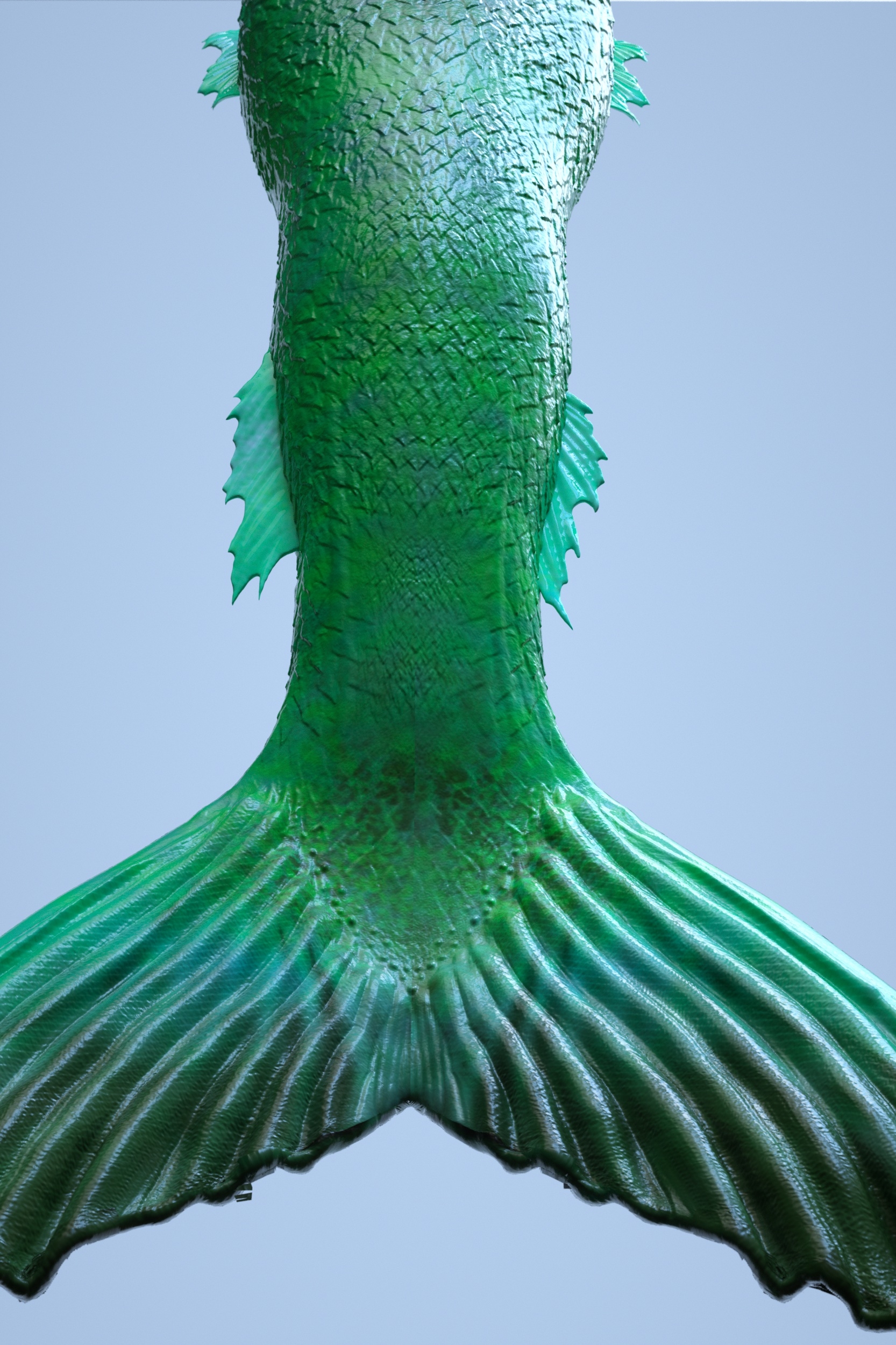 Mermaid tail 3D model - TurboSquid 1180682