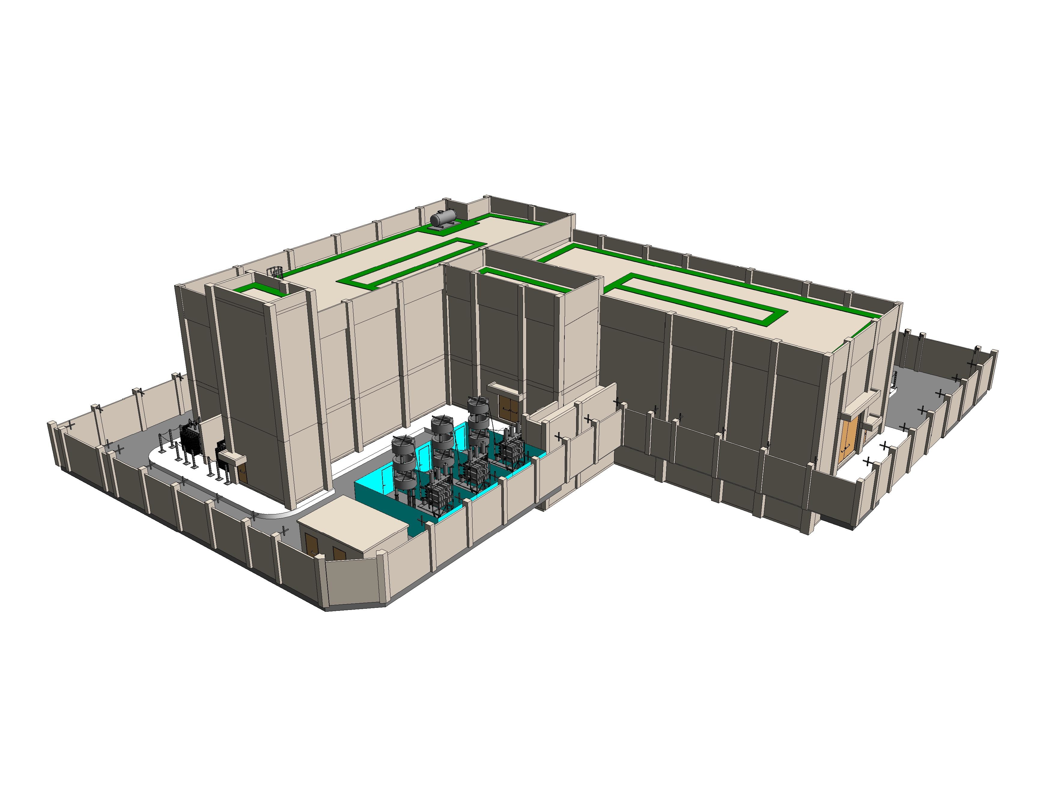 3D model substation revit - TurboSquid 1180782