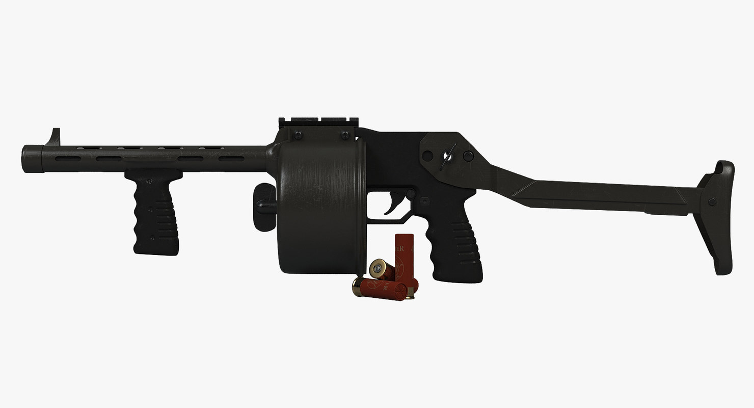 Shotgun dao 12 3D - TurboSquid 1180873