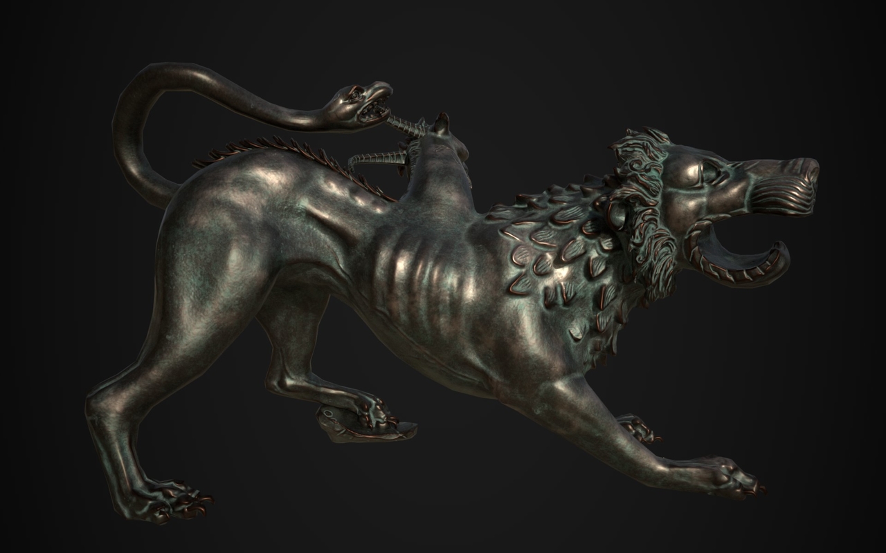 Ancient chimera 3D - TurboSquid 1181566