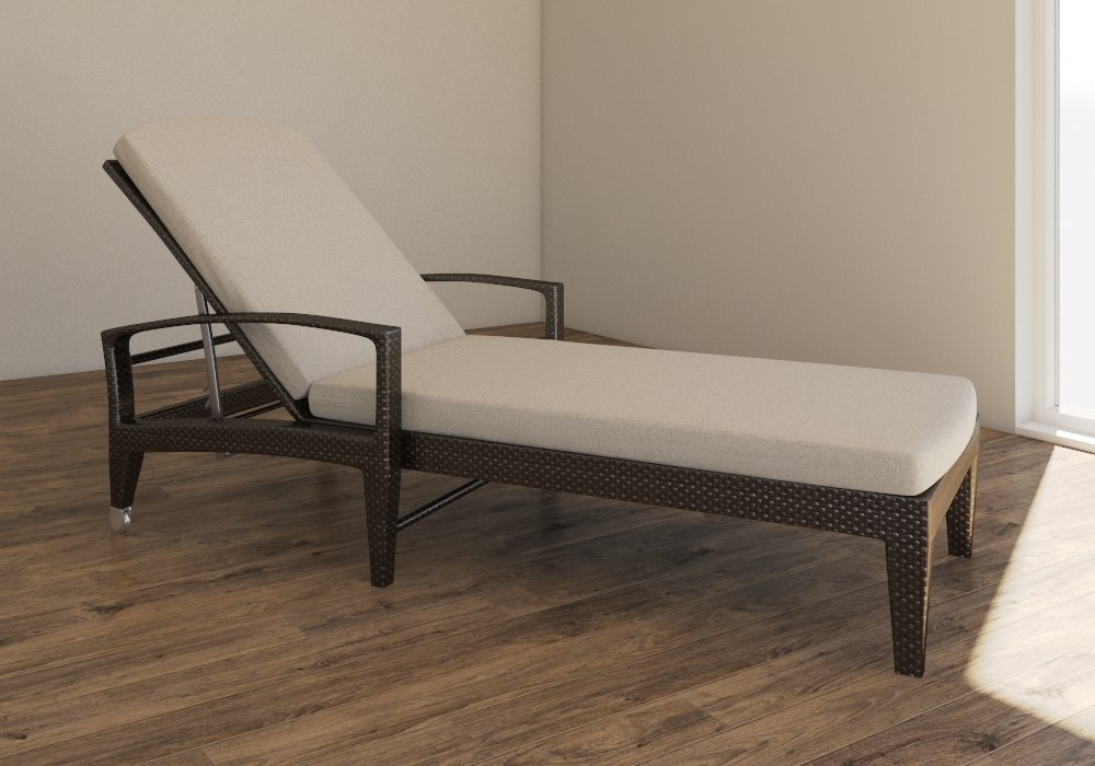 Chaise longue model - TurboSquid 1181594